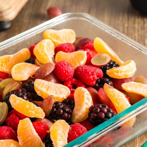 Fall Fruit Salad with Mandarins, Berries and More - Natural Deets